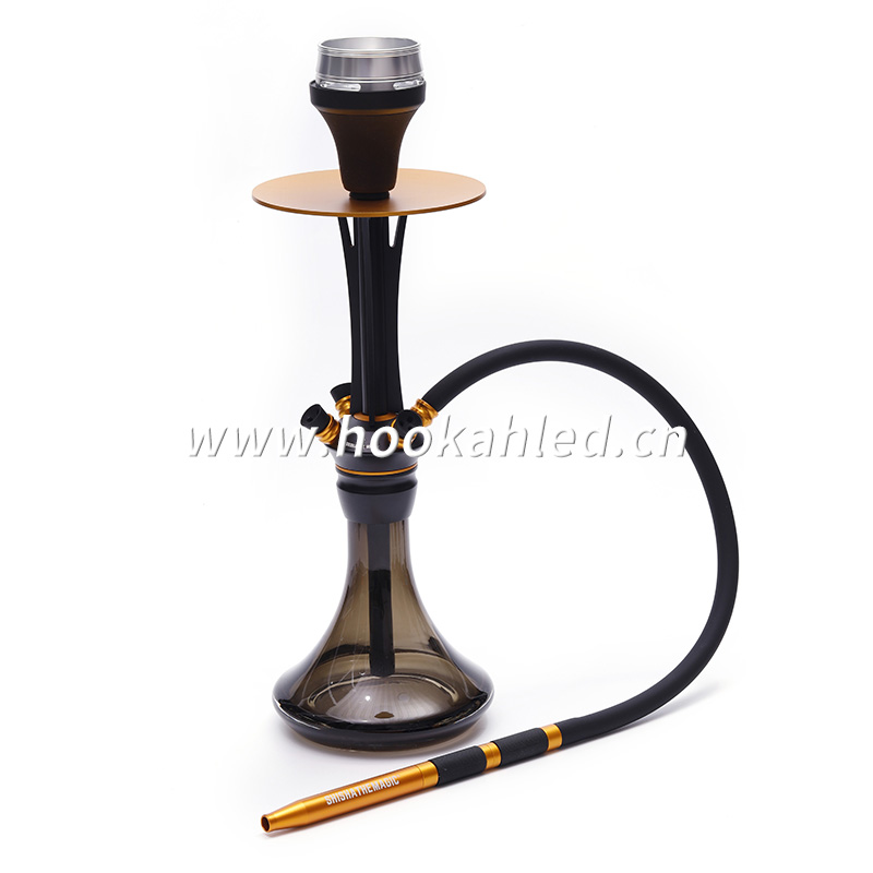 Wholesale Hot Popular 4 Hoses Aluminum Alloy Click Hookah Sheesha ...