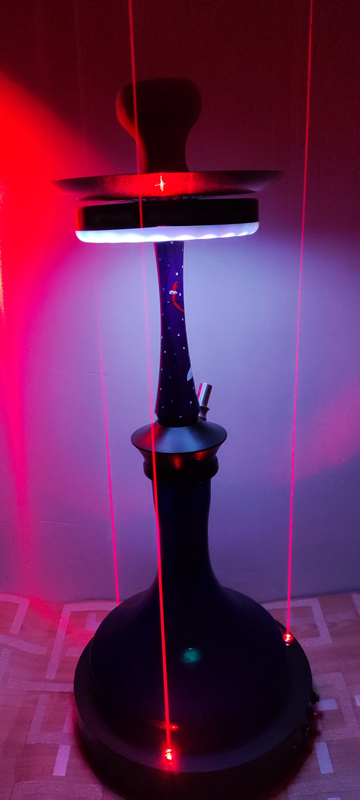 Three eyes LED Laser Lamp Base 10 inch For Hookah Shisha Martini Glass ...