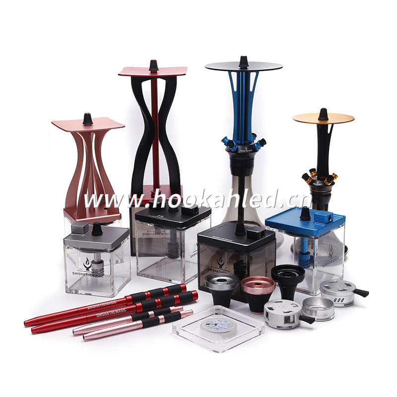 Luxury Square Acrylic Shisha BUCKS Hookah Set - 苏州阿姆斯特朗贸易有限公司